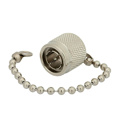 TNC Male Shorting Dust Cap | 4 Inch Chain