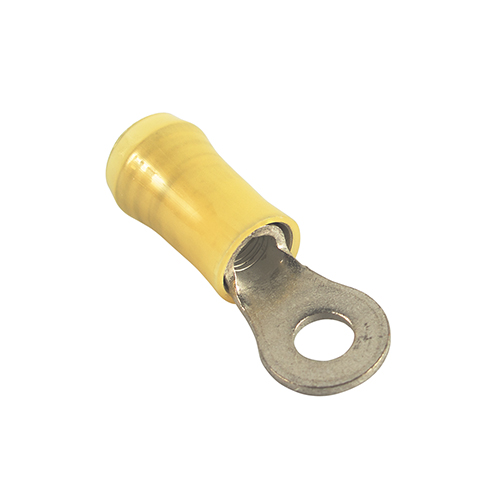 PIDG #8 Nylon Ring Terminal | 12 – 10 AWG, Yellow