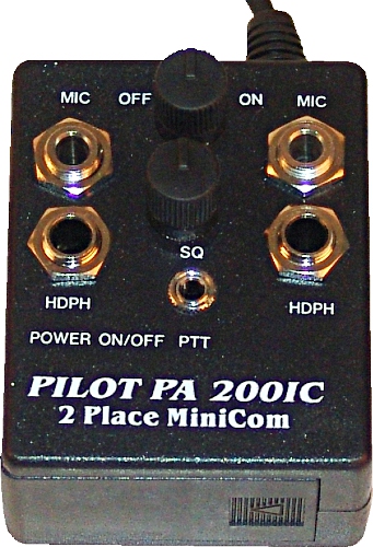 PILOT INTERCOM W/PHONE INPUT