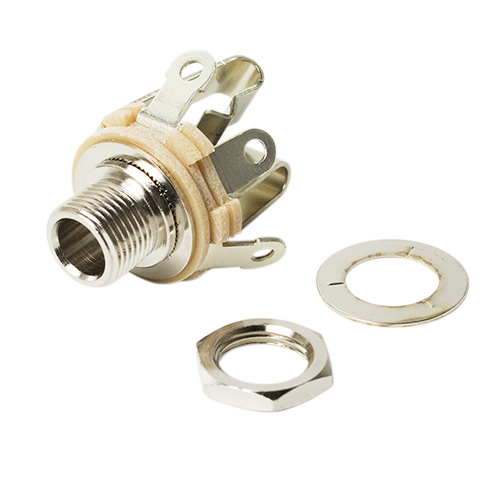 1/4-inch Open Frame Jack | 3-Circuit, Double Open Circuit