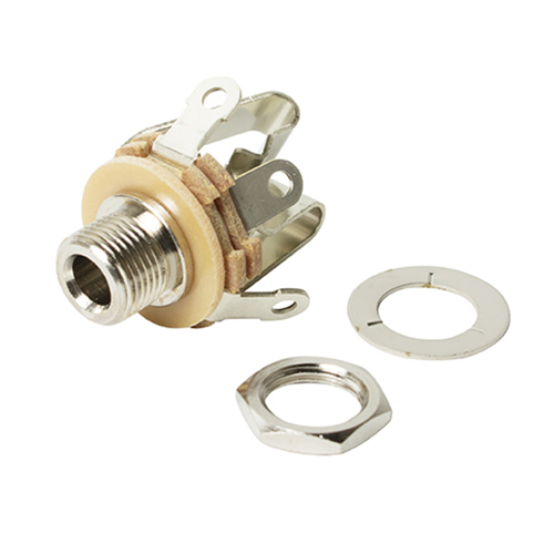 .206-inch Open Frame Jack | 3-Conductor, .210in I.D., Stereo